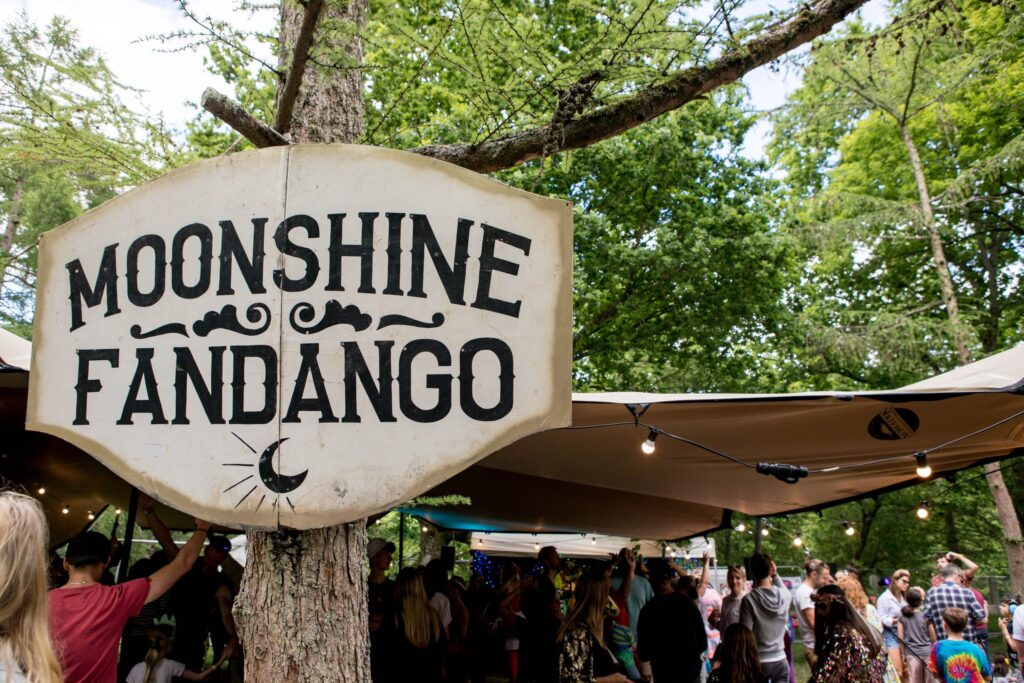 Moonshine sign - Elderflower Fields